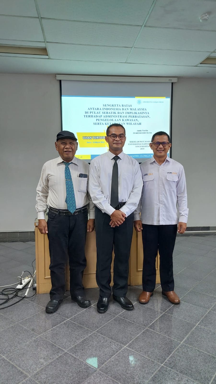 Amin Nurdin, Menjadi Lulusan Ke-2 Prodi Doktor Ilmu Ketahanan Nasional ...